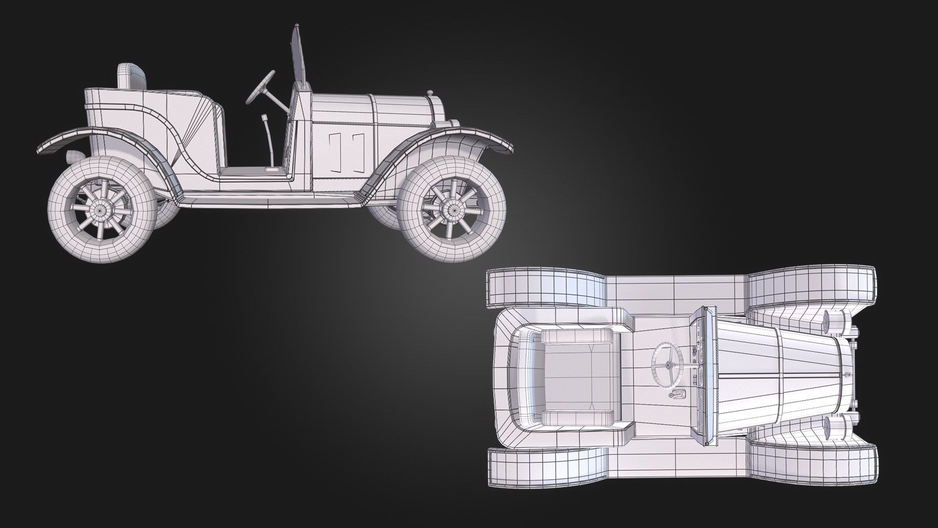 Old Car 3D Model - TurboSquid 2175443
