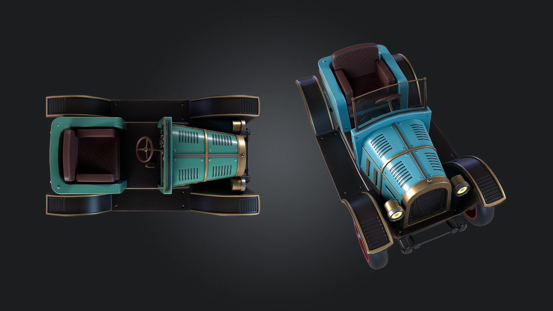 Old Car 3D Model - TurboSquid 2175443
