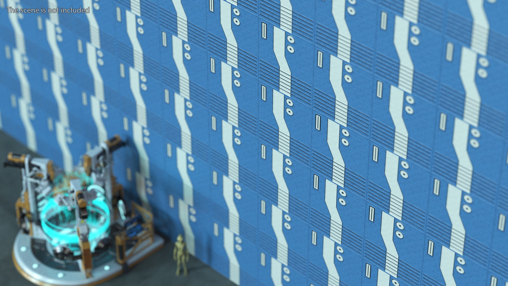 Sci-Fi Wall Panels Set 3D - TurboSquid 2160989