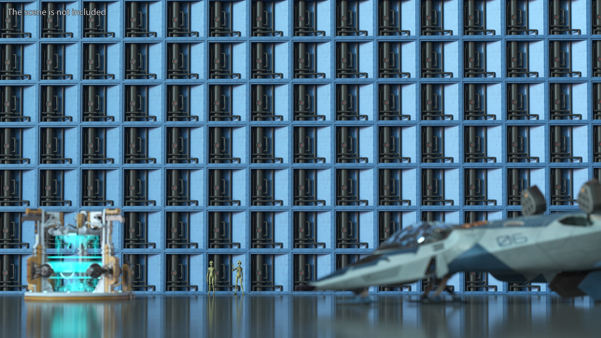 Sci-Fi Wall Panels Set 3D - TurboSquid 2160989