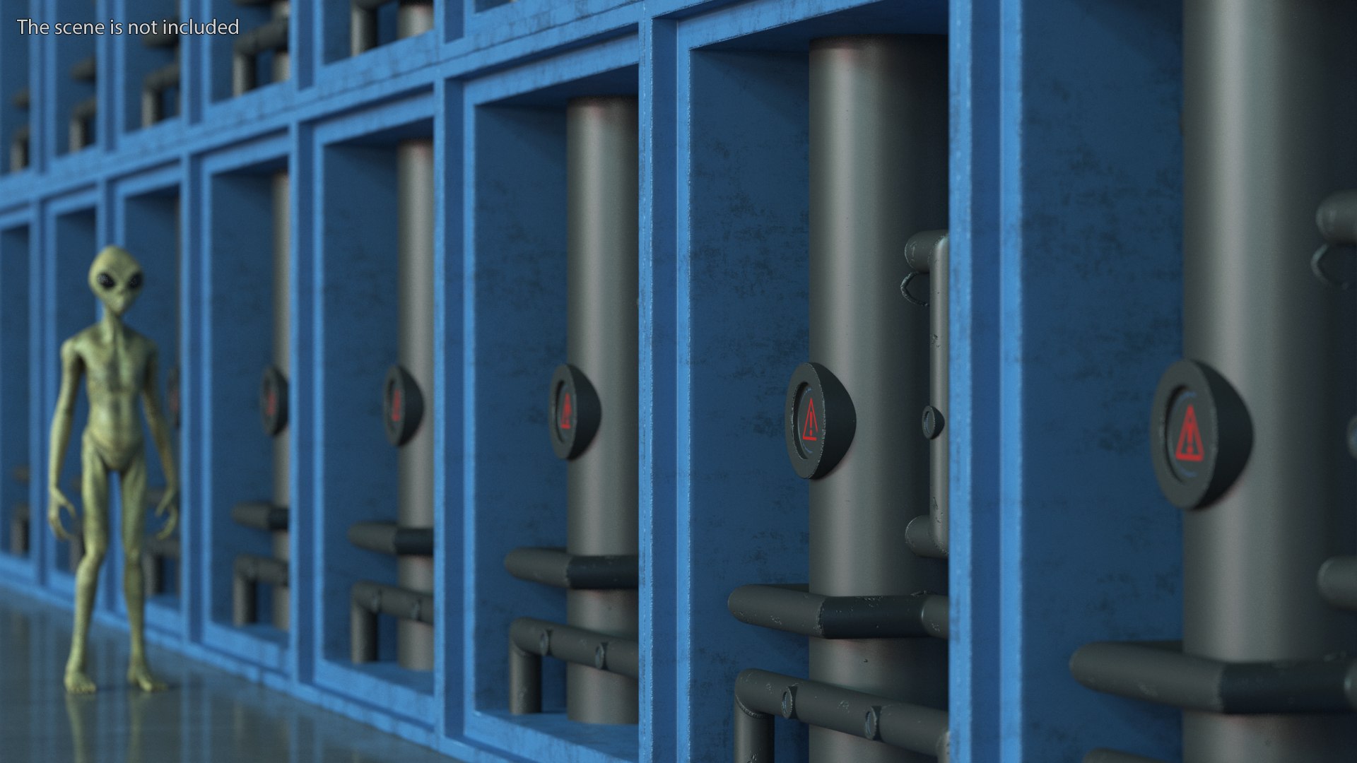 Sci-Fi Wall Panels Set 3D - TurboSquid 2160989