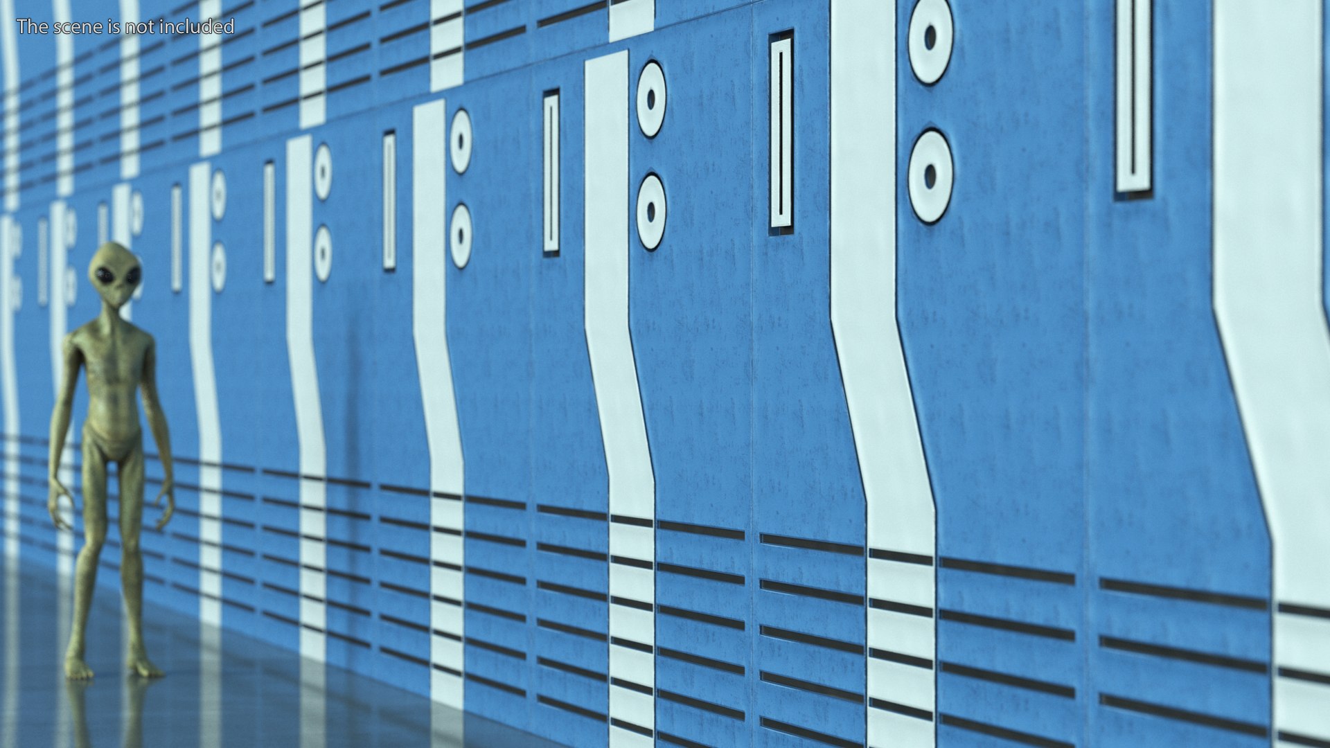 Sci-Fi Wall Panels Set 3D - TurboSquid 2160989