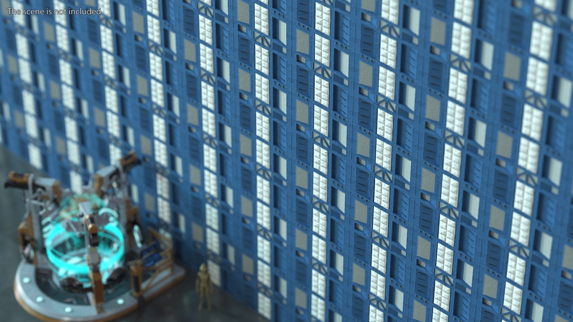 Sci-Fi Wall Panels Set 3D - TurboSquid 2160989