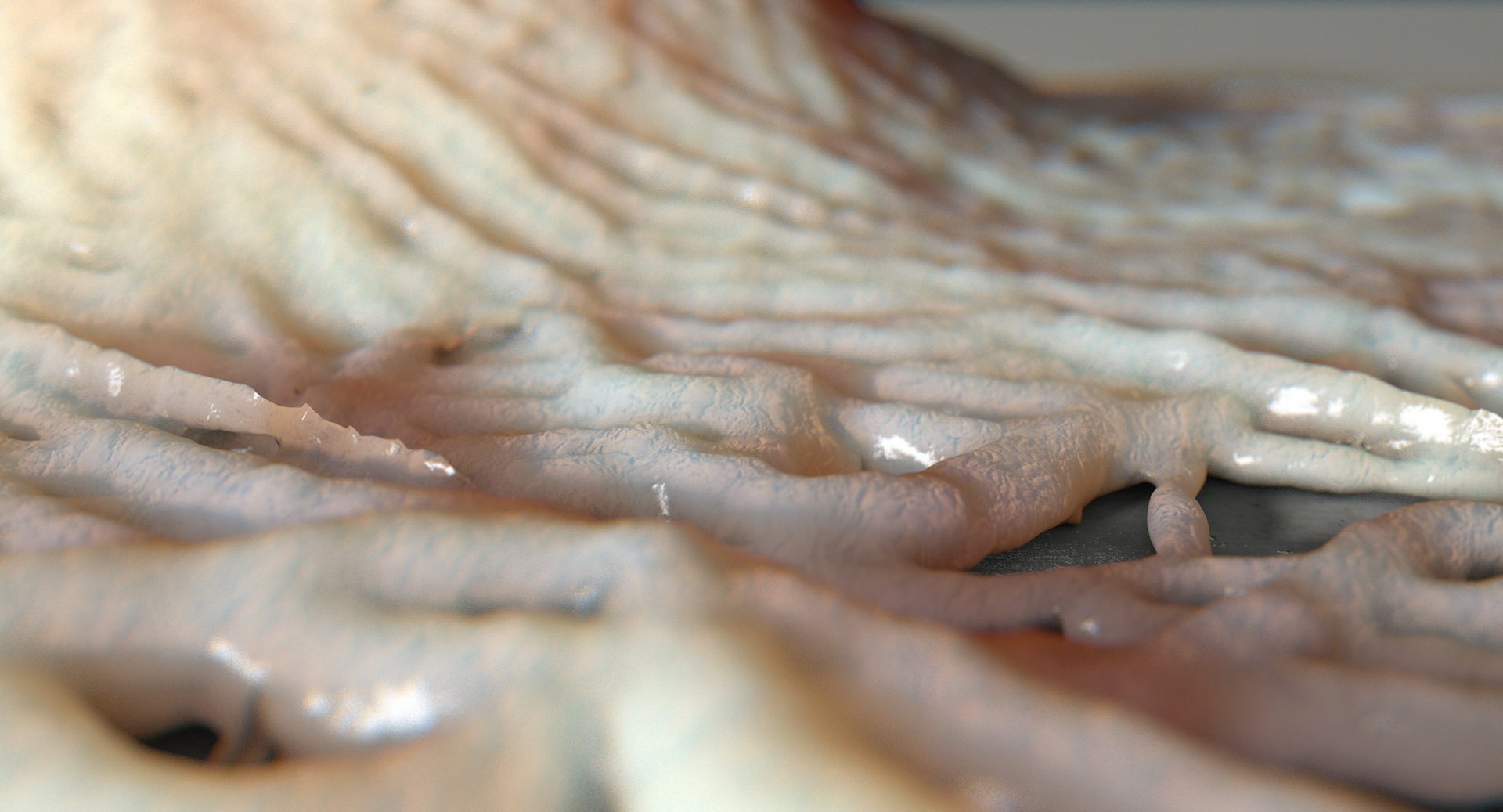 3d Animation Dying Cell Model