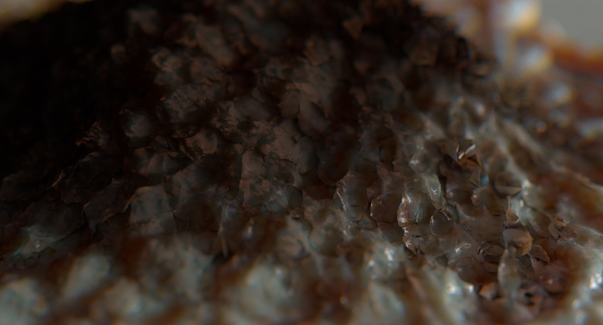 3d Animation Dying Cell Model