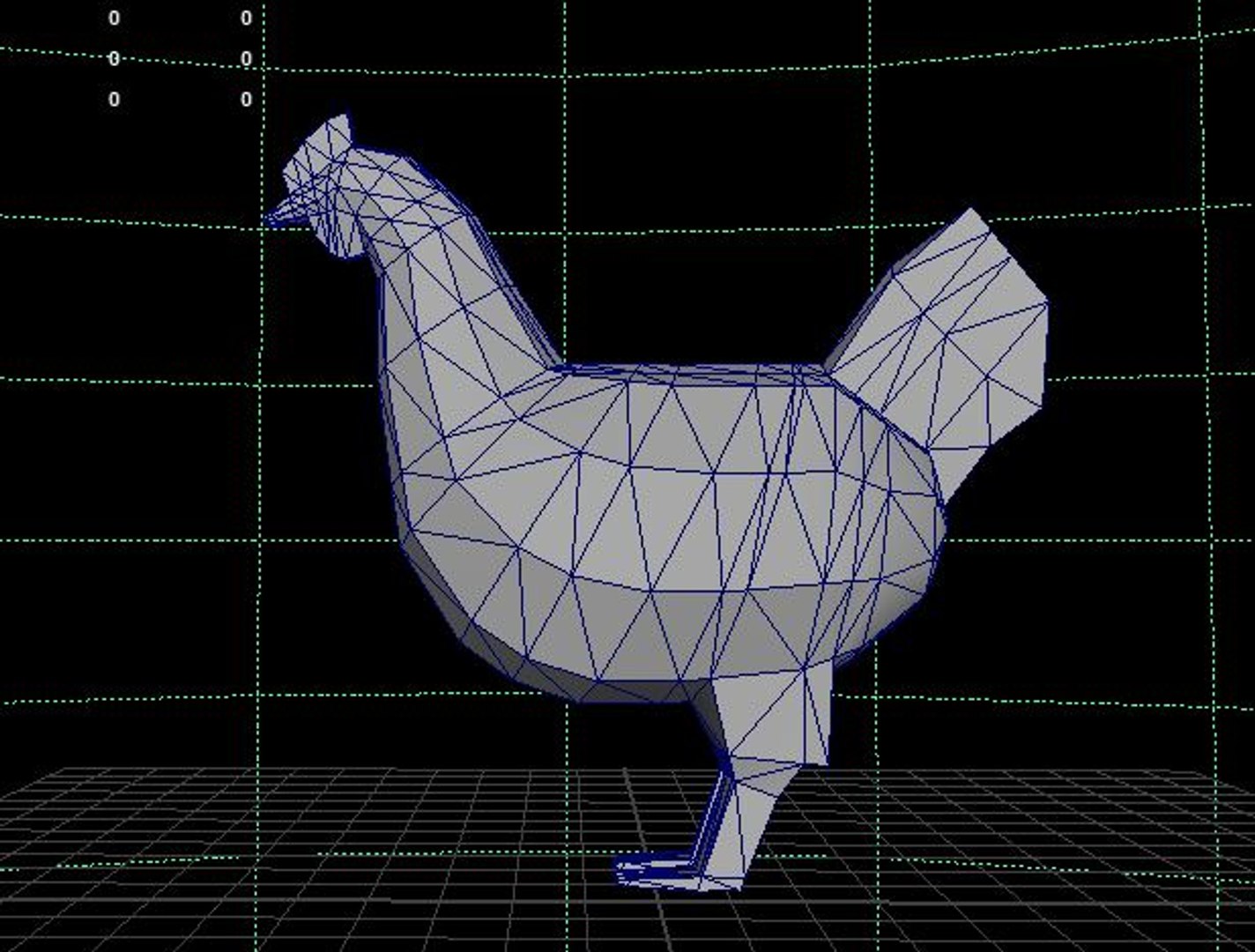 3D Low Poly Chicken Low-poly 3D Model Model - TurboSquid 2335487