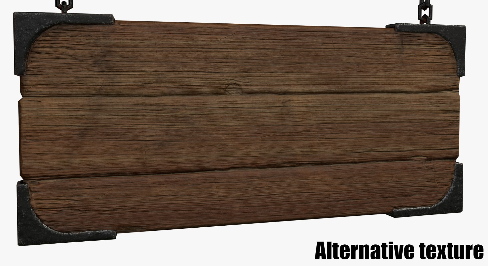 Street wood sign - 3D model - TurboSquid 1409191