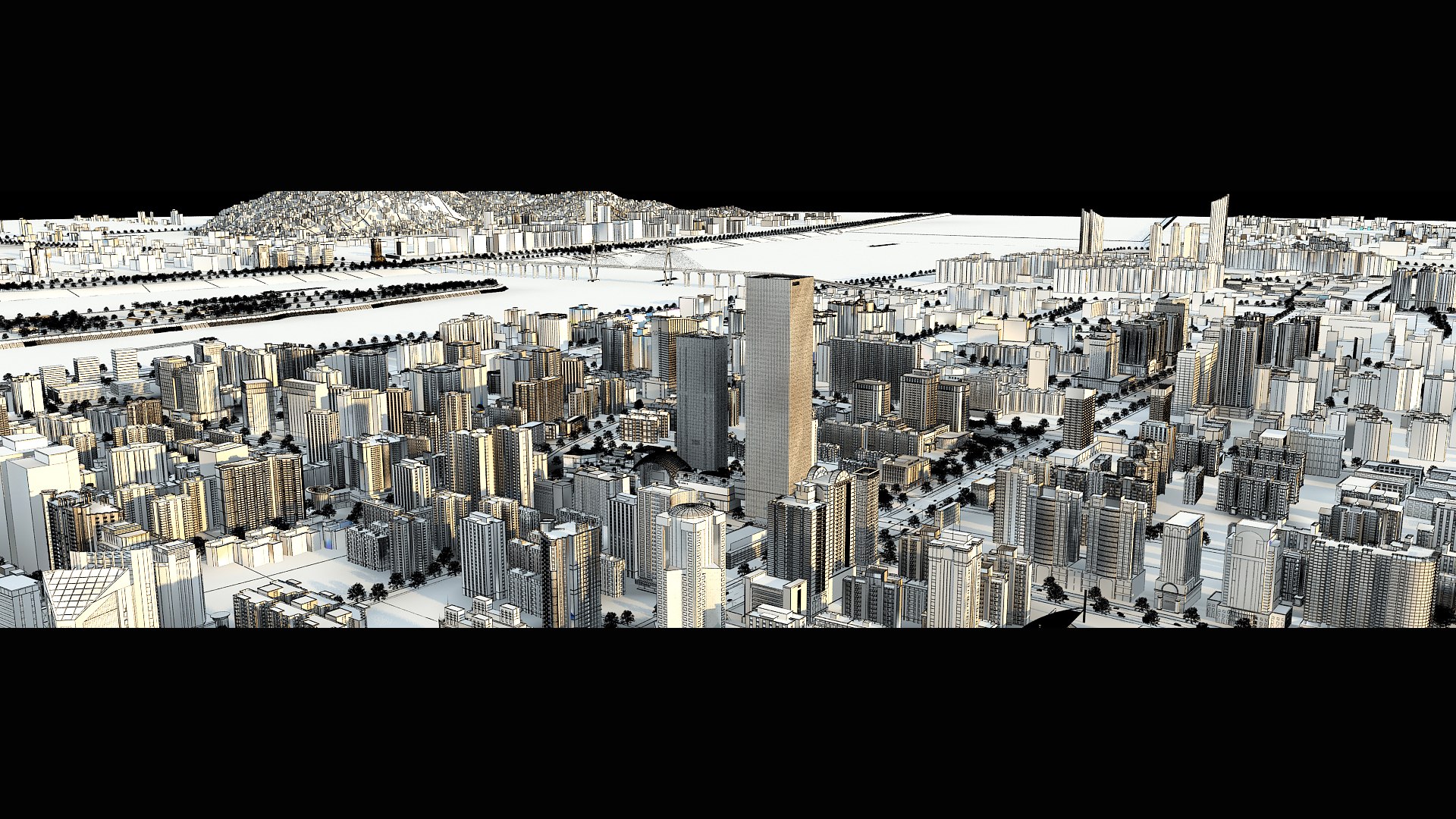 Cityscape 3D Model - TurboSquid 2227043