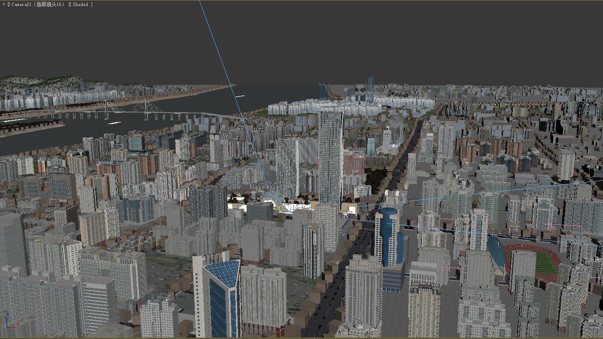 Cityscape 3D Model - TurboSquid 2227043