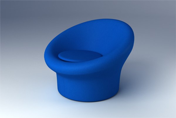 3d mushroom chair