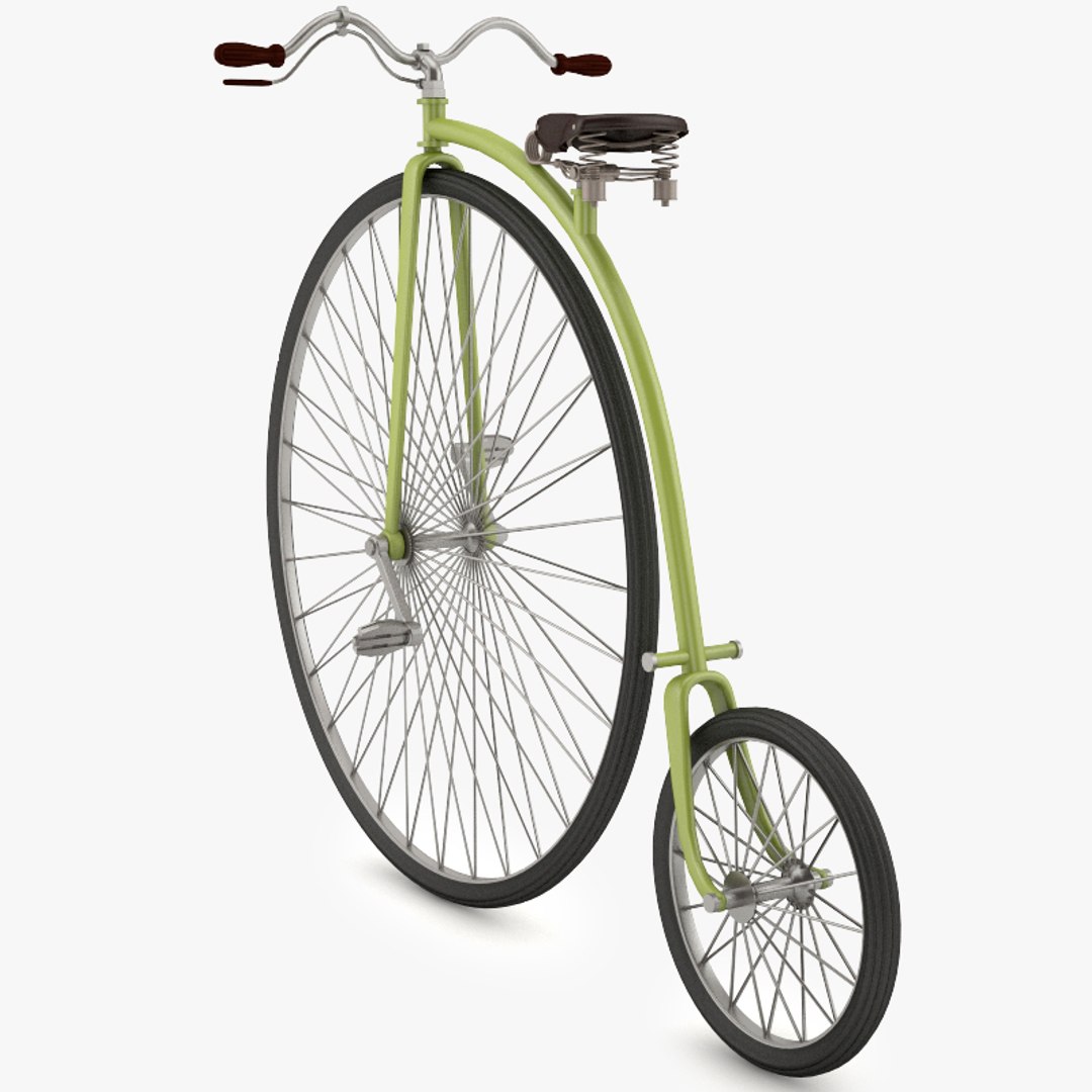 classical velociped 3d model