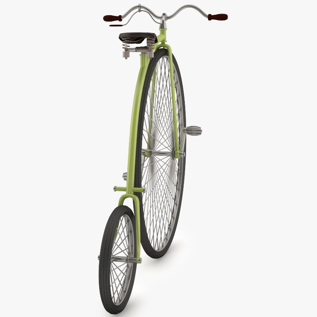 classical velociped 3d model