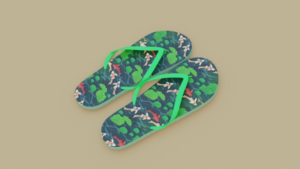 modelo 3d Chanclas gratis - TurboSquid 2073830