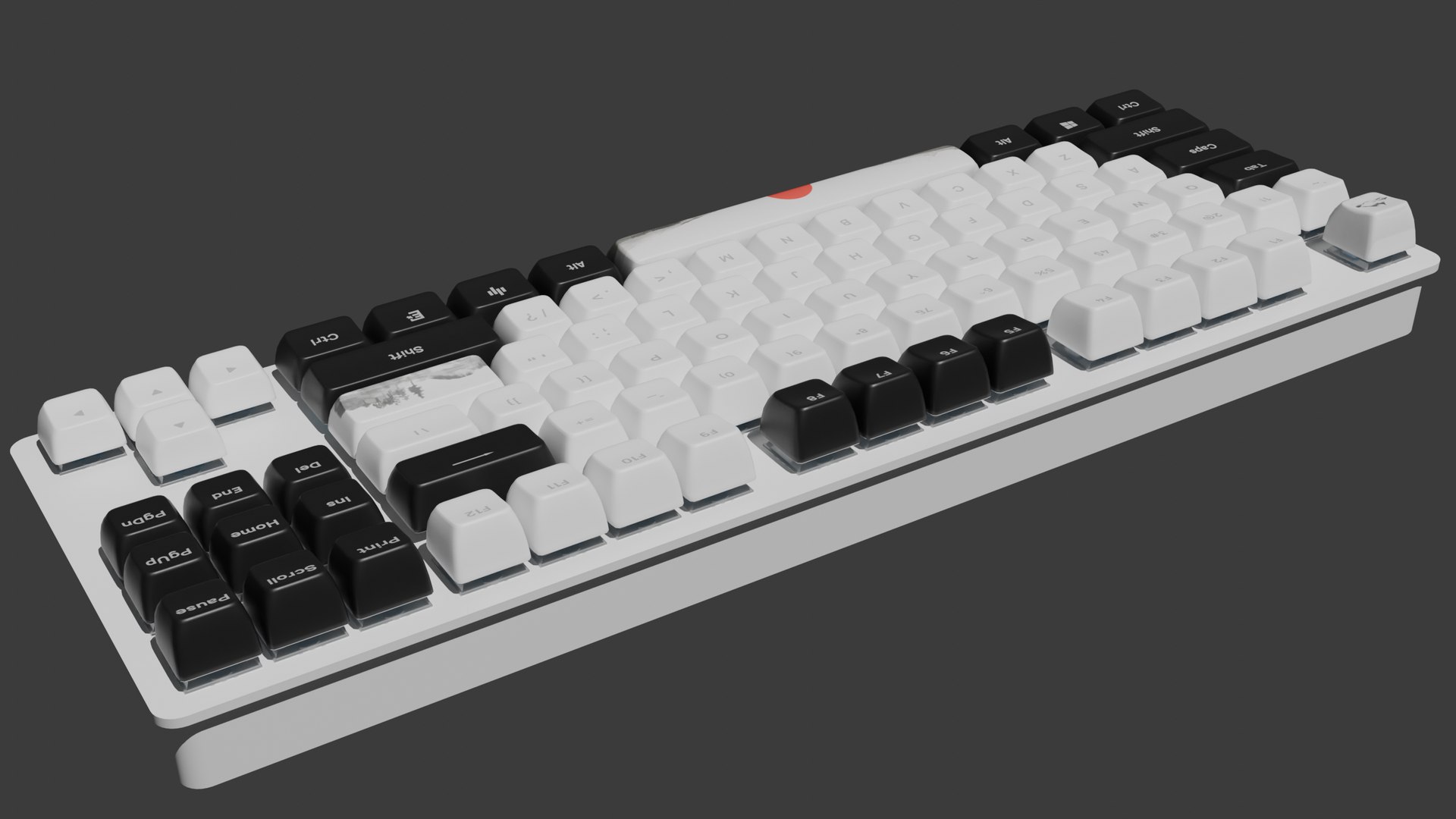 KeyBoard 87 Fuji 3D - TurboSquid 2358814