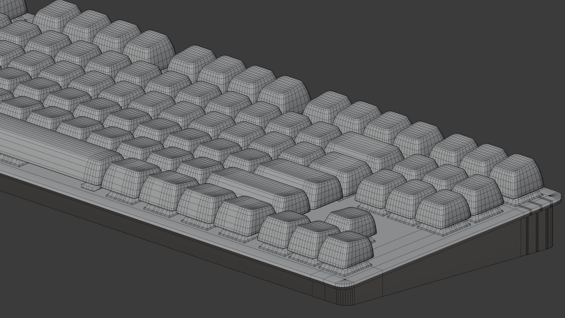 KeyBoard 87 Fuji 3D - TurboSquid 2358814