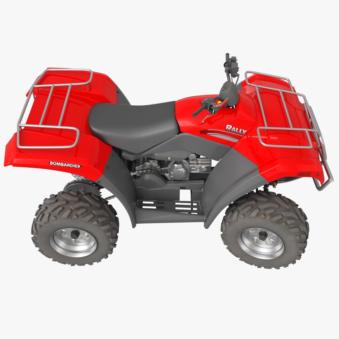 3d bombardier rally 200 rigged