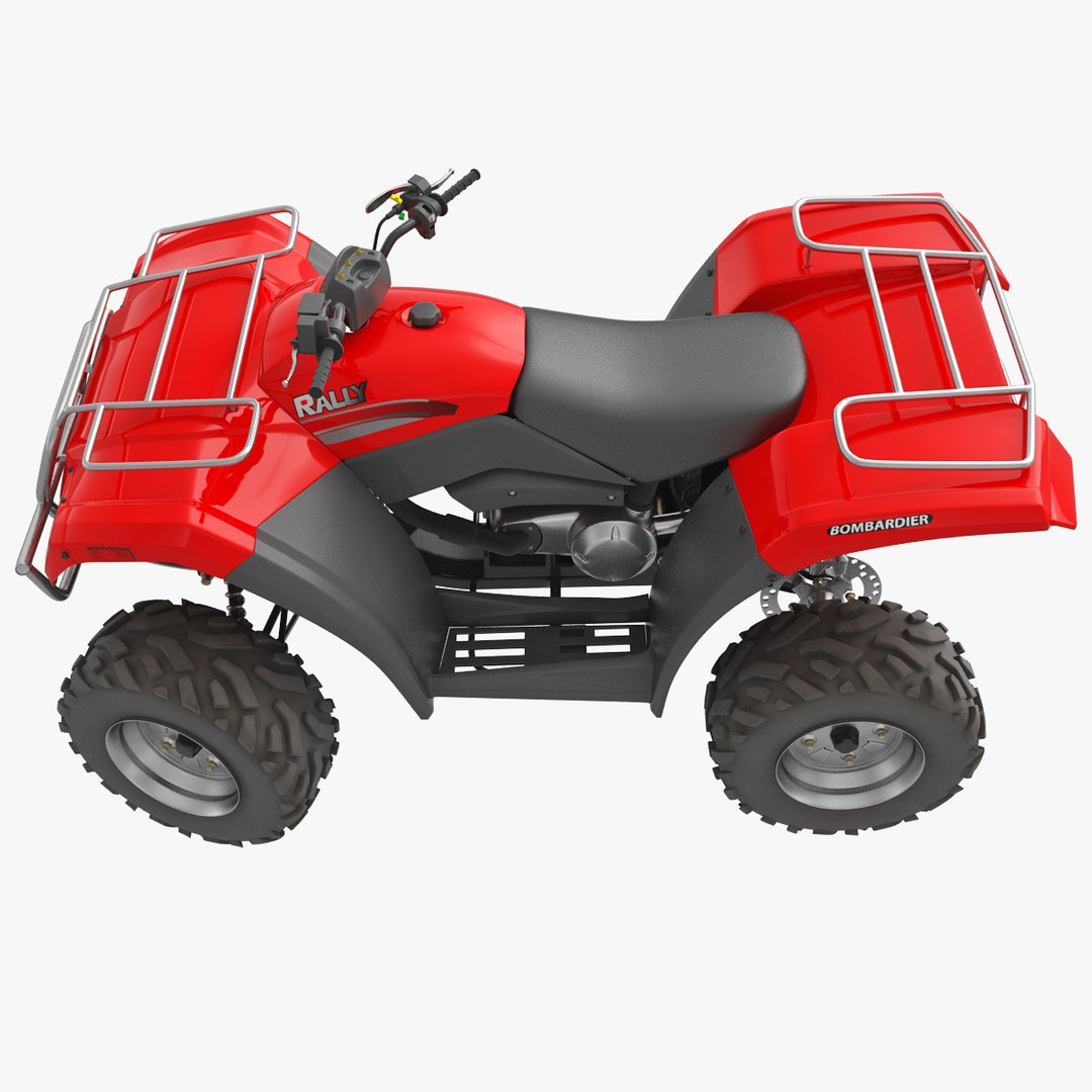 3d bombardier rally 200 rigged