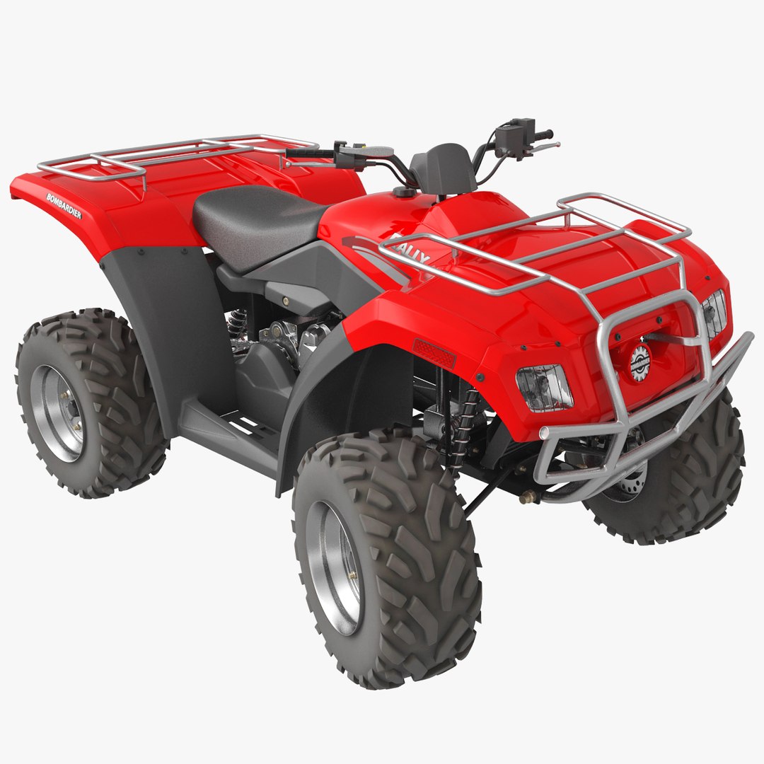 3d bombardier rally 200 rigged