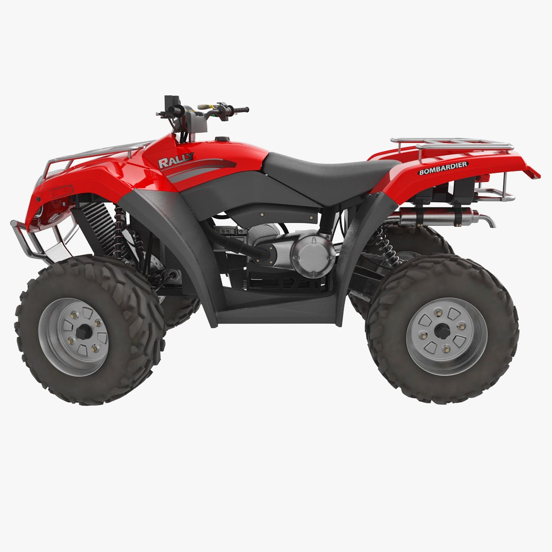 3d bombardier rally 200 rigged