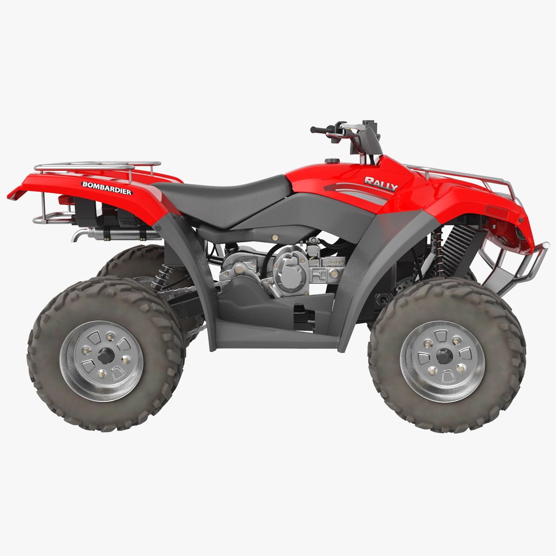 3d bombardier rally 200 rigged