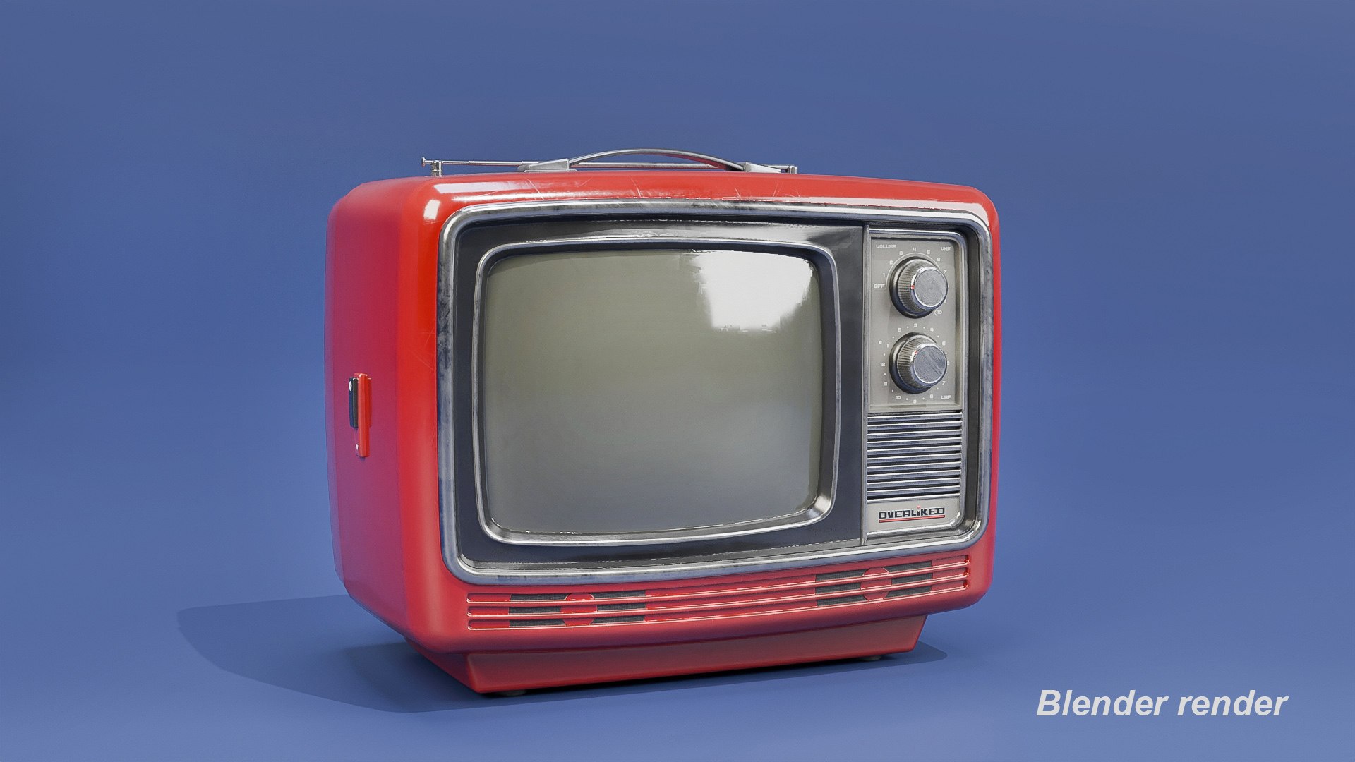 Retro Portable Tv 3D Model - TurboSquid 2270929