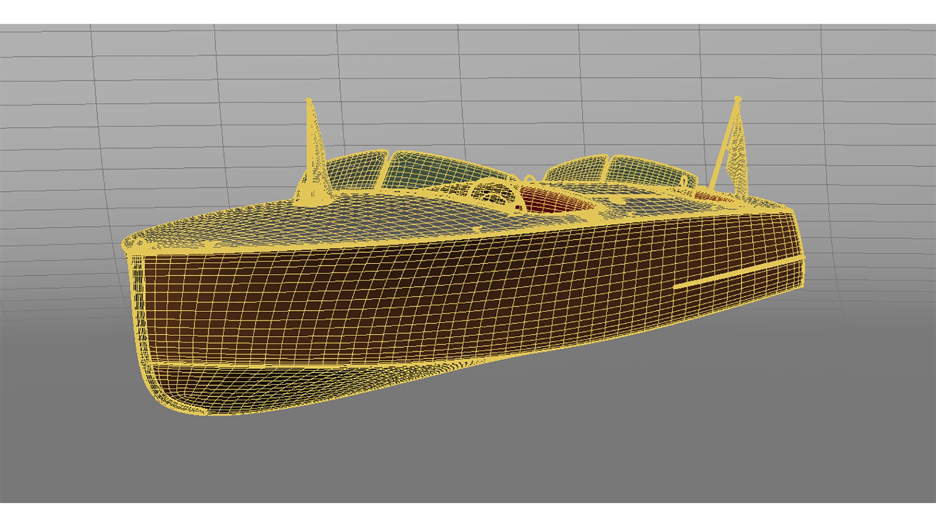 3D Chris Craft 1930s Runabout - TurboSquid 1871879