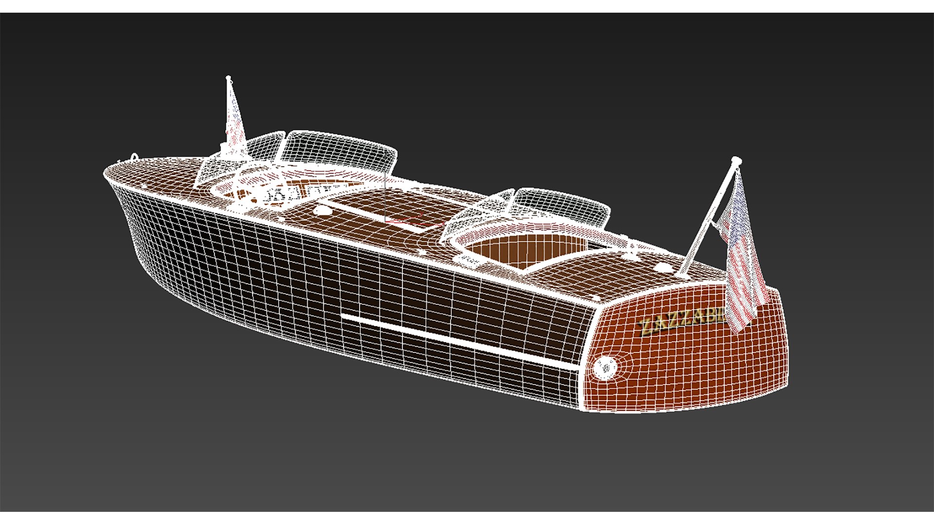 3D Chris Craft 1930s Runabout - TurboSquid 1871879