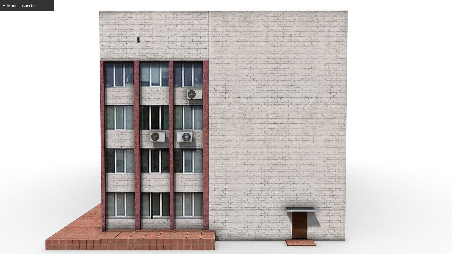 3D Office Building Administration Model - TurboSquid 1815664