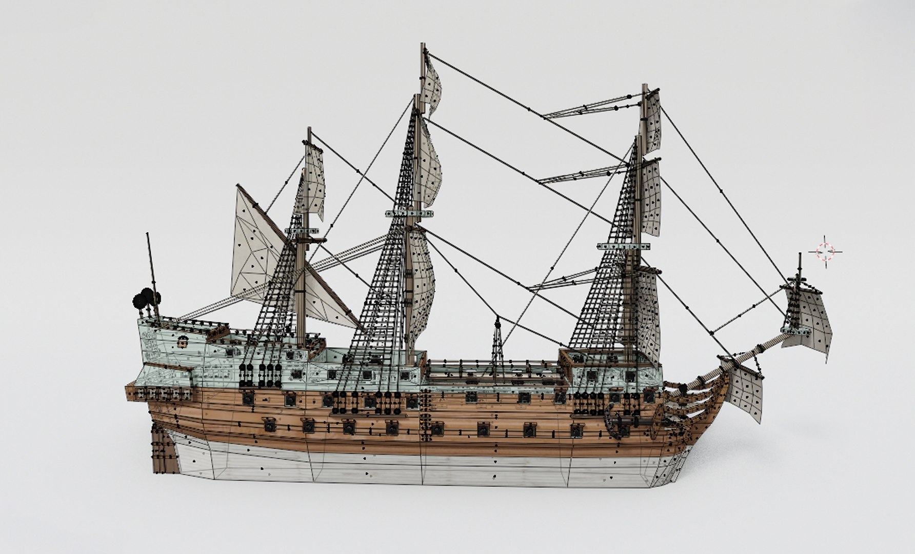 3D Historical German Escort Ship - TurboSquid 1948737