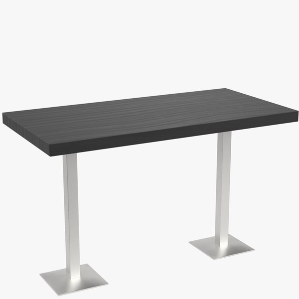 modelo 3d Double bar table 2 - TurboSquid 1938532