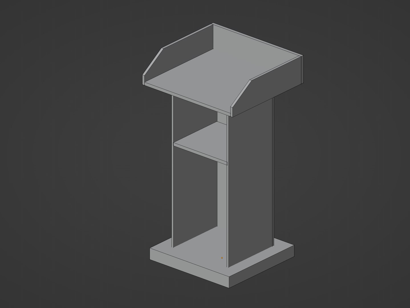 Podium 3D Model - TurboSquid 2057999
