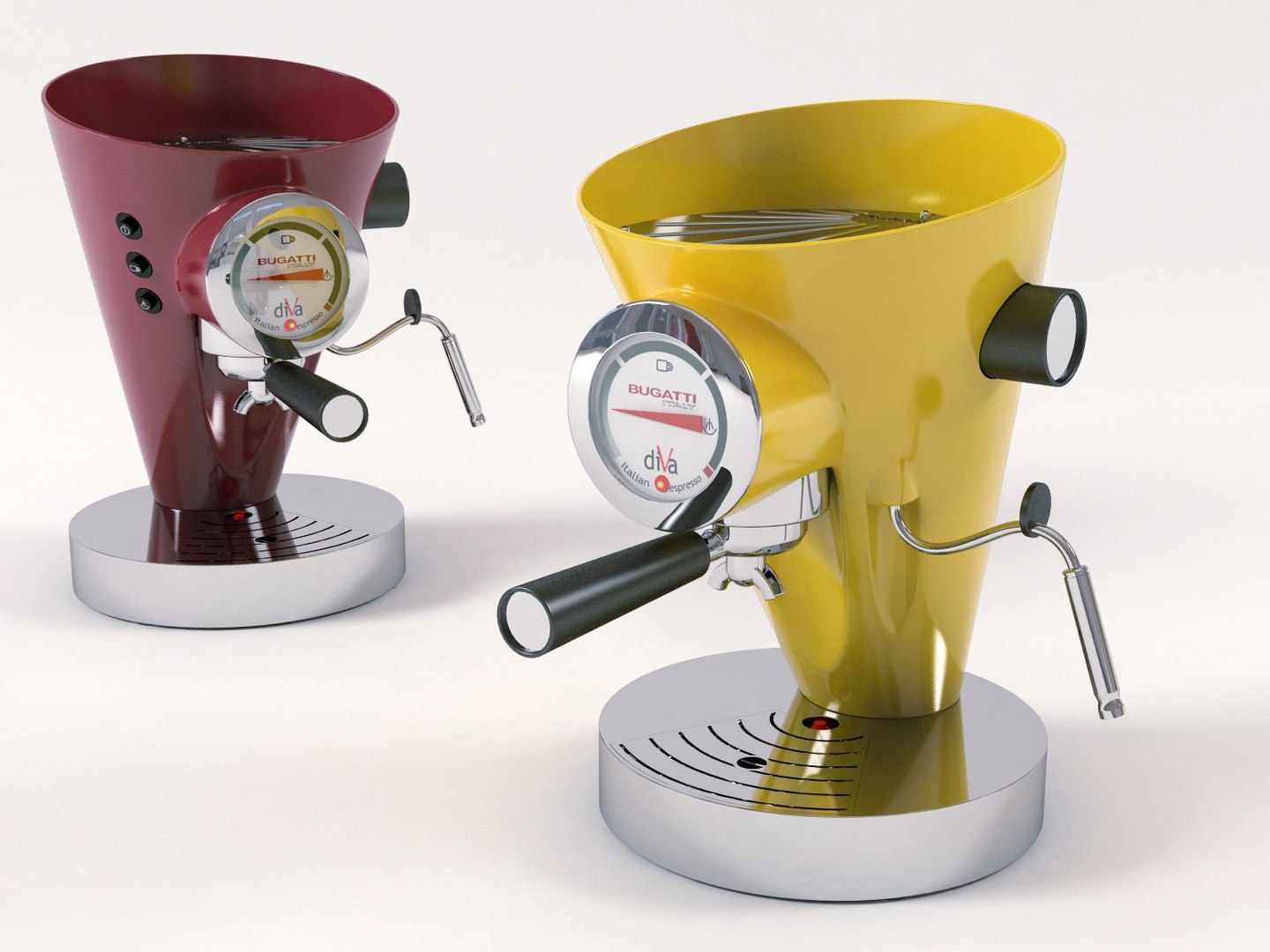 Bugatti Diva Espresso Coffee Machine Model - TurboSquid 1224646