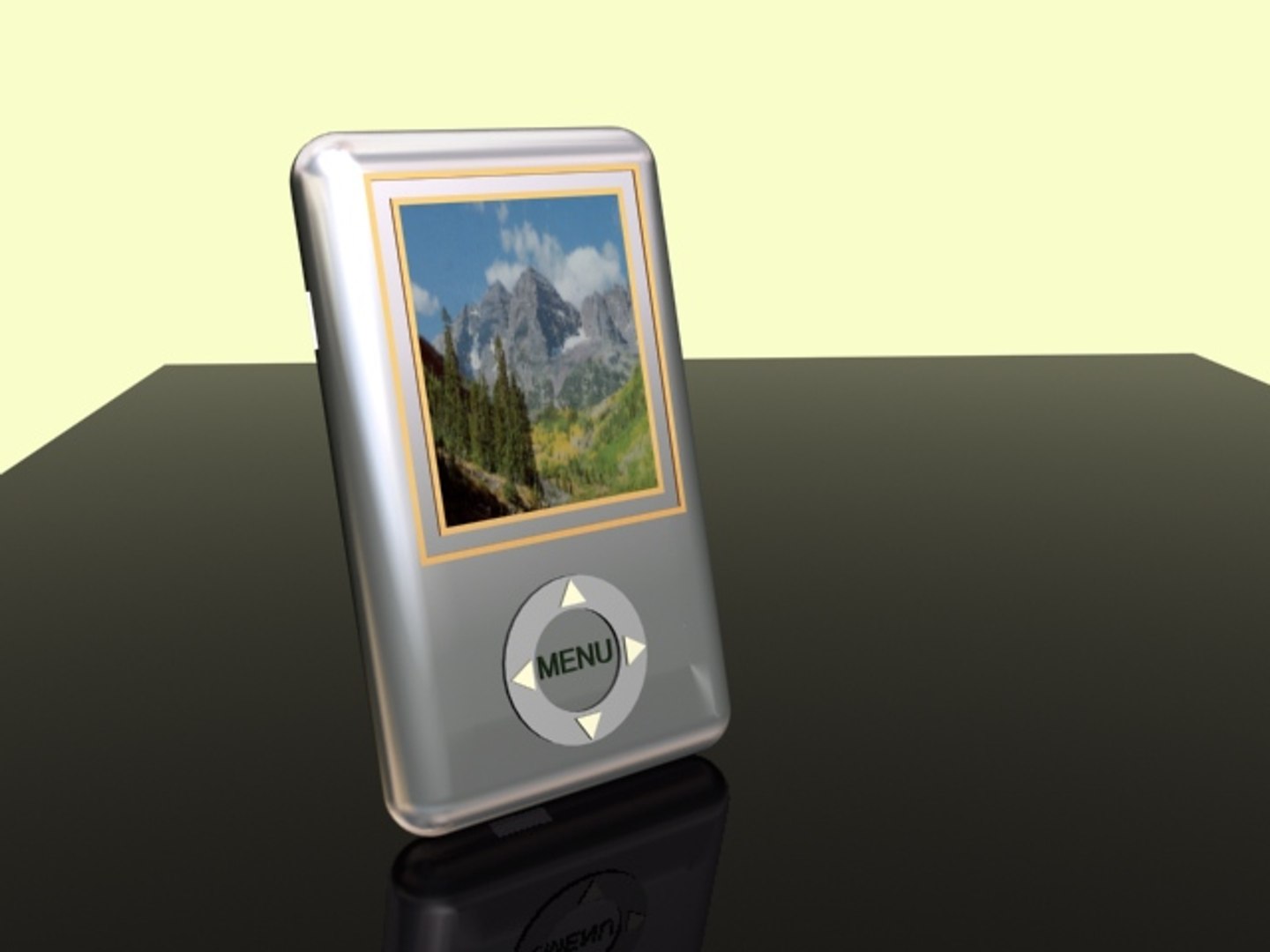 3d Model Of Video Player