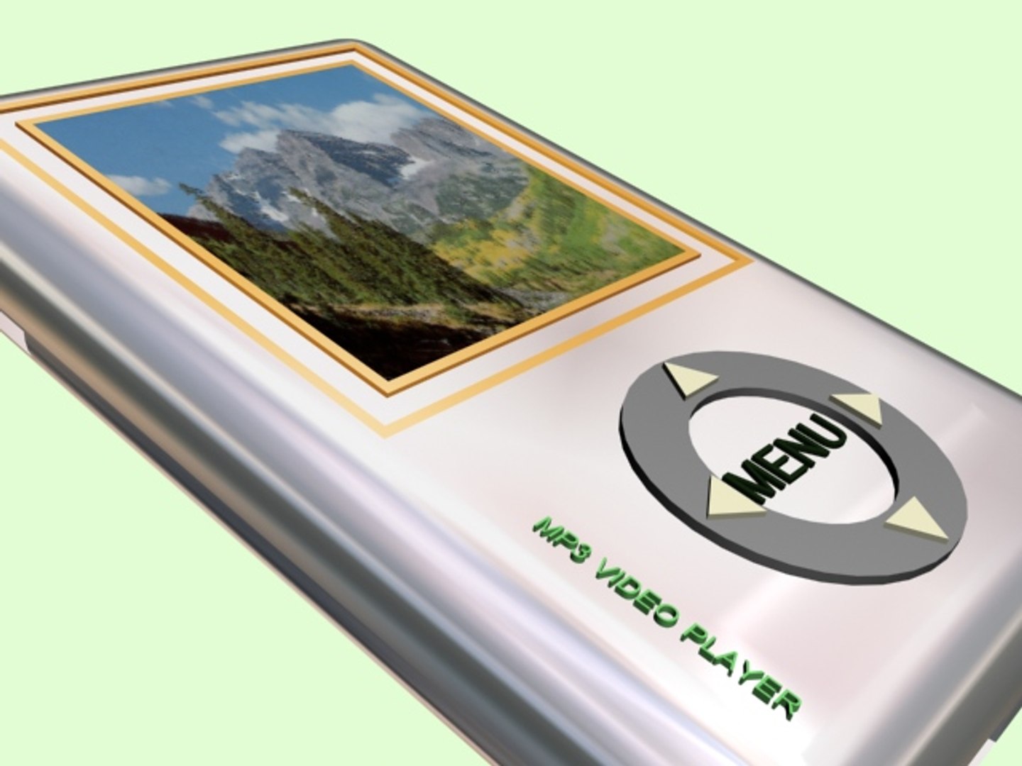 3d Model Of Video Player
