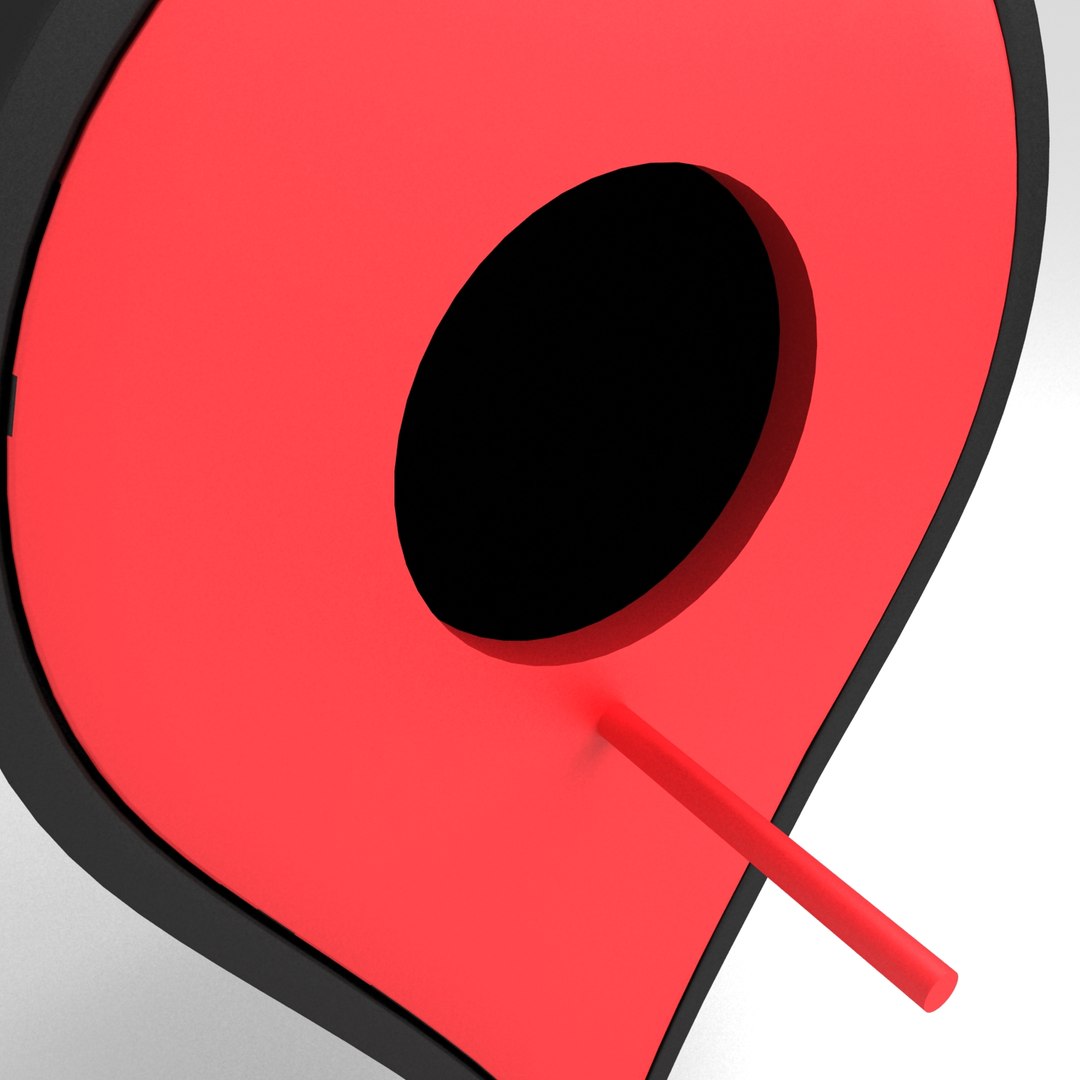 3d google pin - model