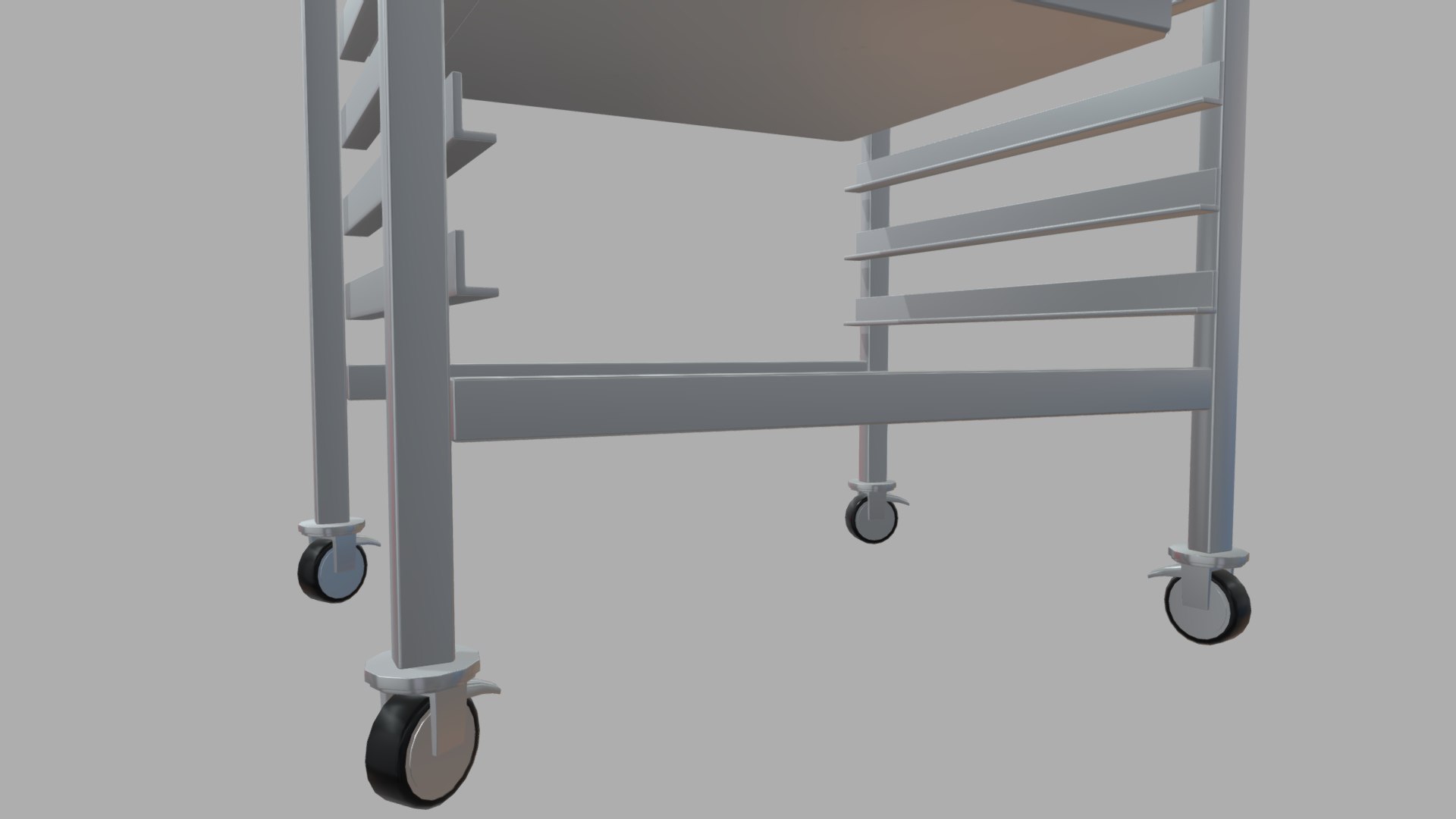 Tray Rack Trolley 3D Model - TurboSquid 1982989