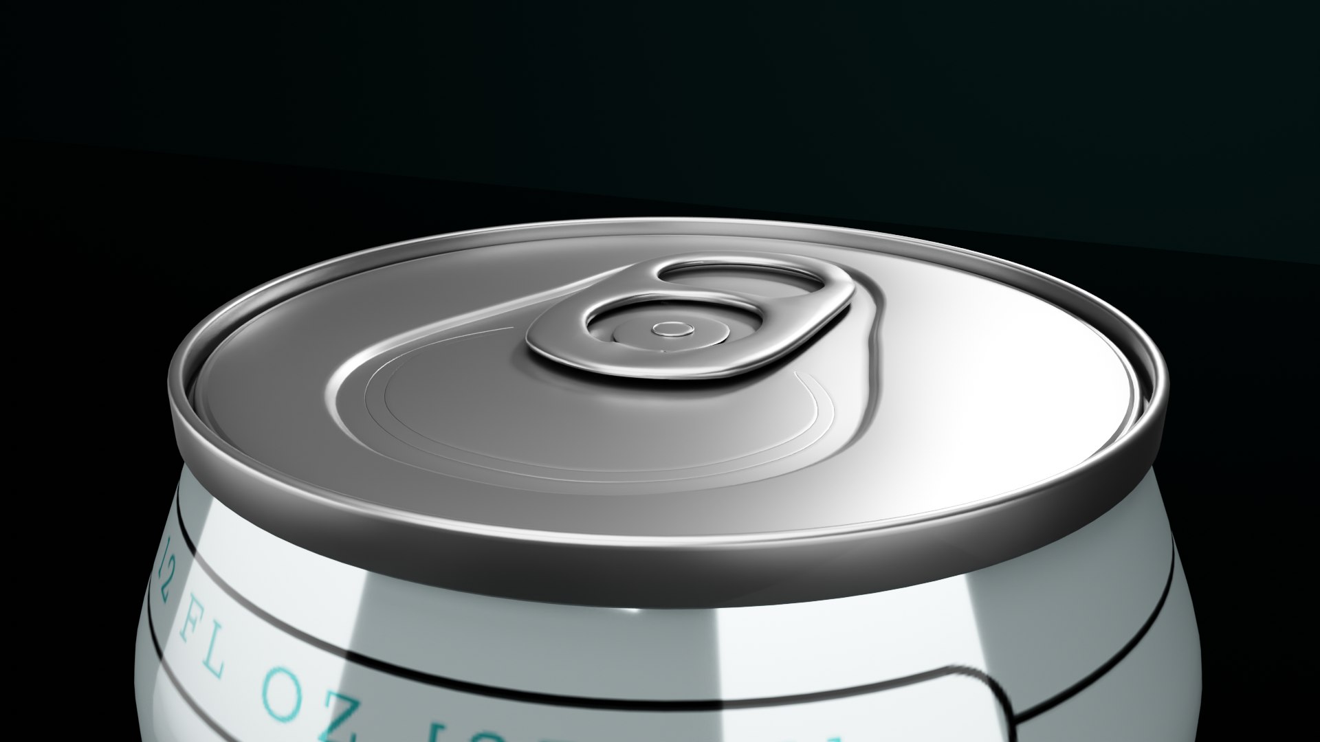 Regular Beverage Cans Set Open And Closed Tabs With Droplets 3D ...