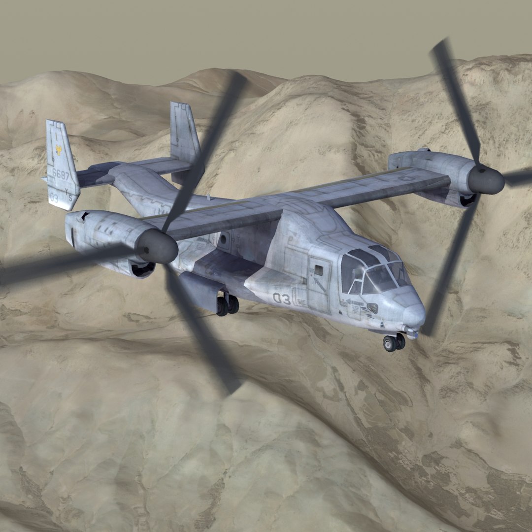 Marine Osprey V22 3d 3ds