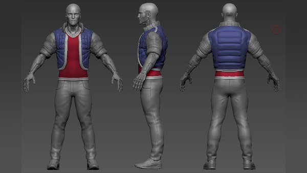 Cyberpunk character 3D model - TurboSquid 1605500