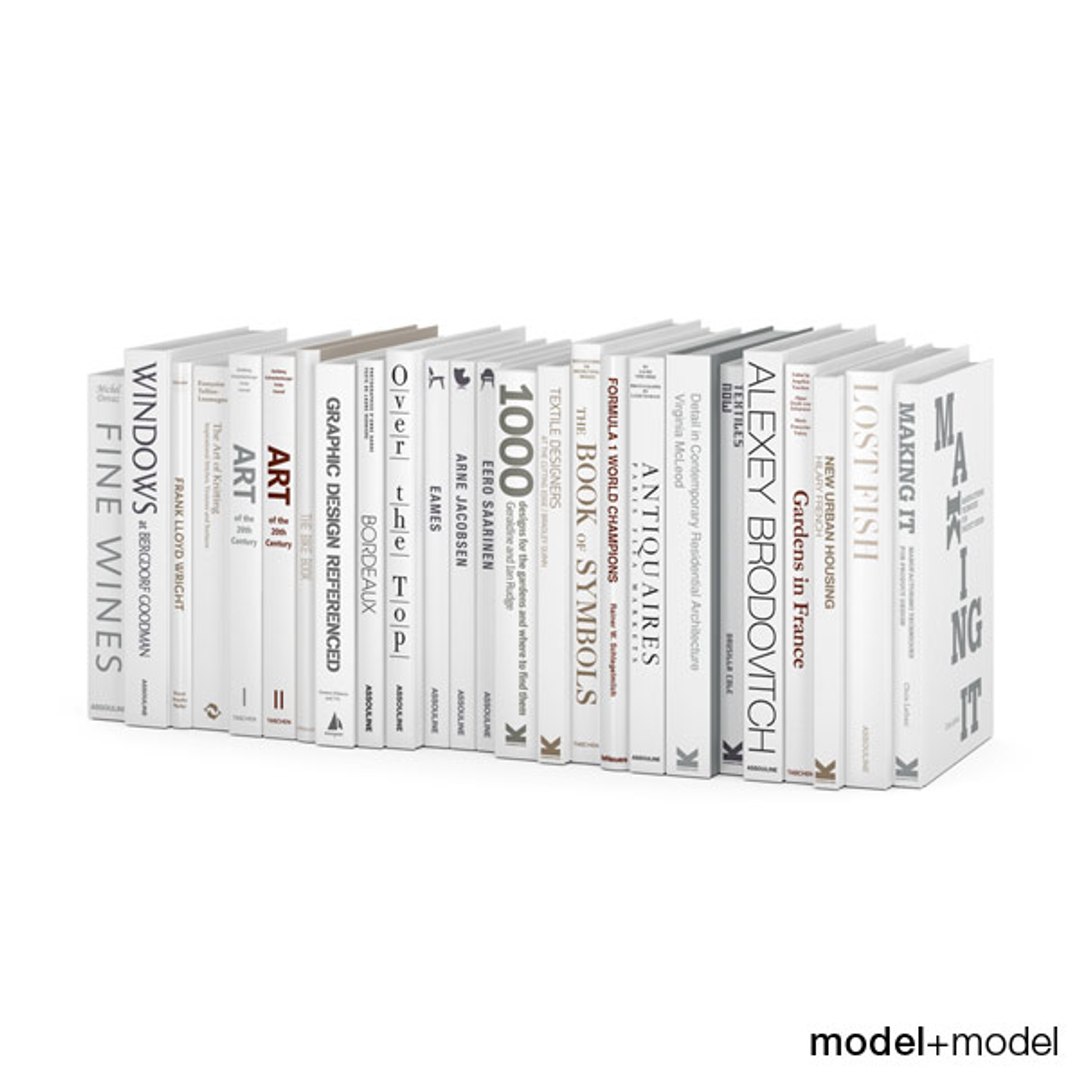 3ds Max Books Customizable Design Set