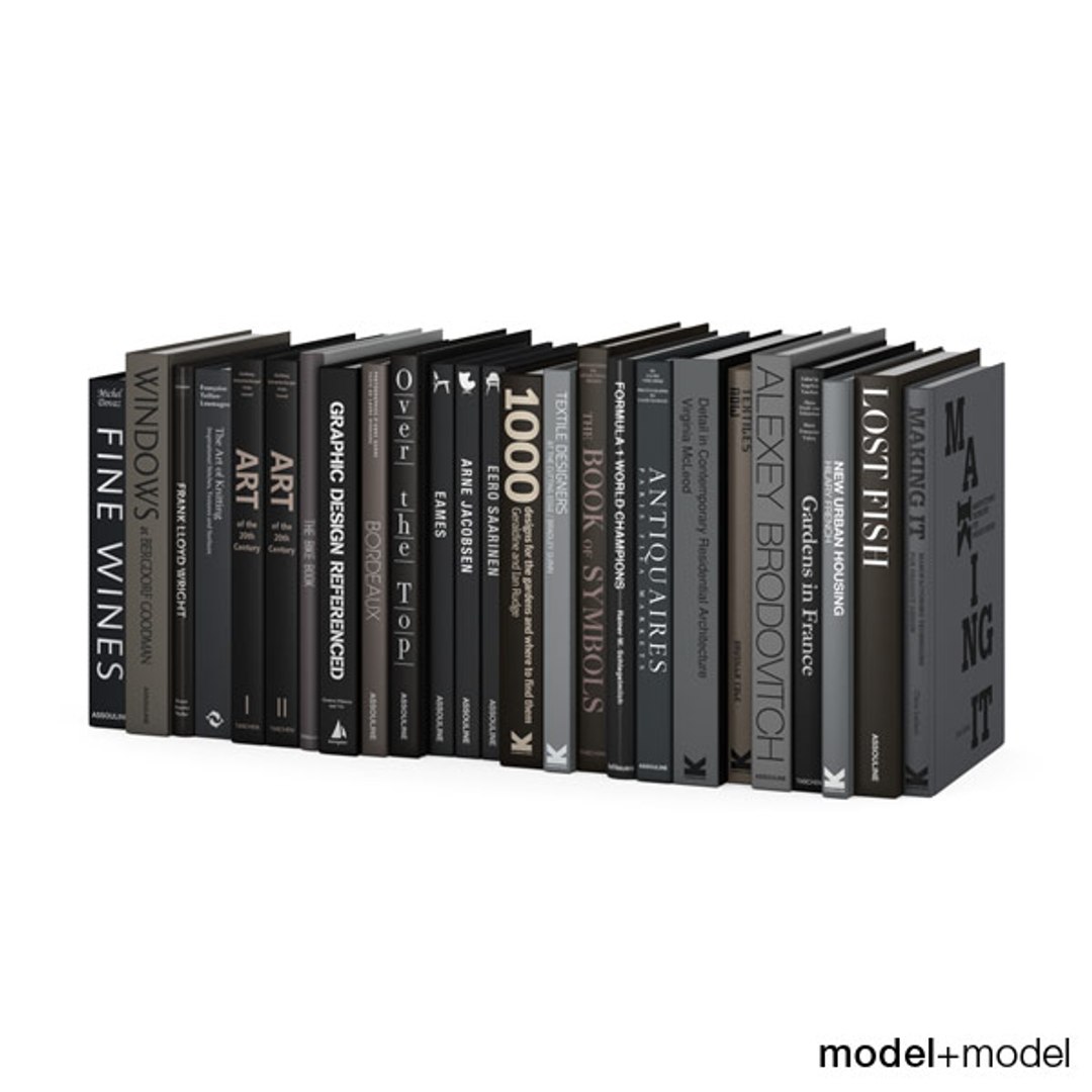 3ds Max Books Customizable Design Set