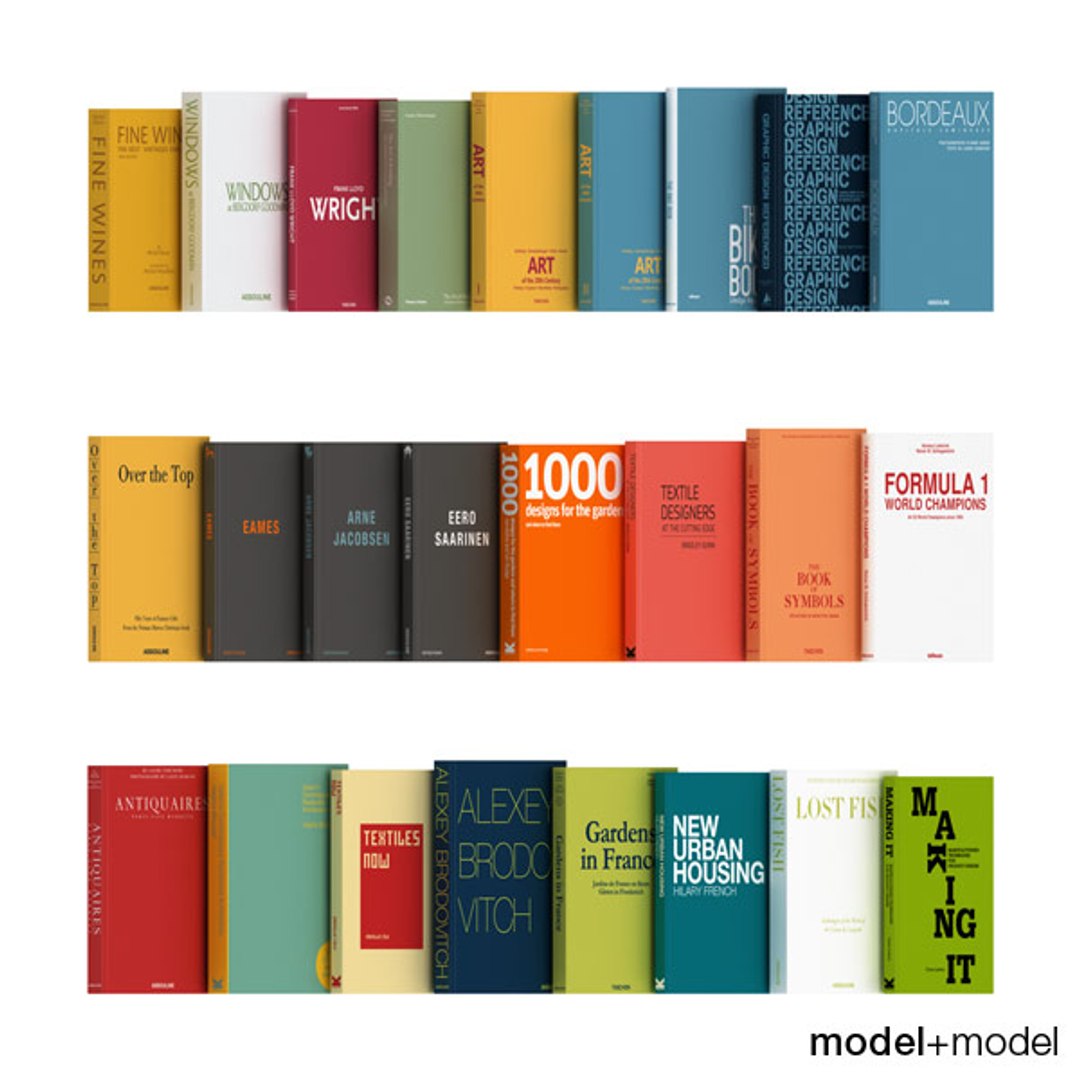 3ds Max Books Customizable Design Set