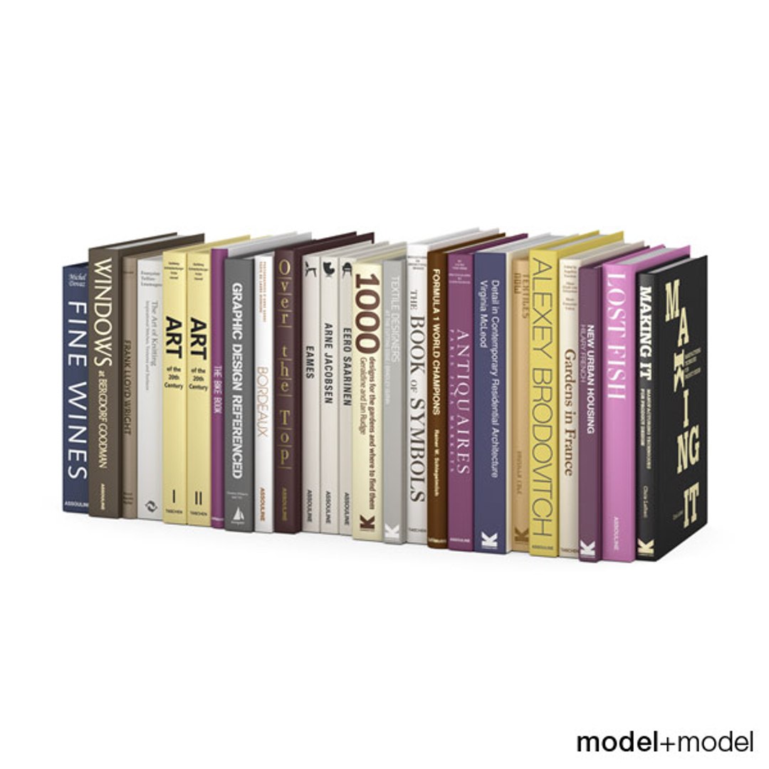 3ds Max Books Customizable Design Set