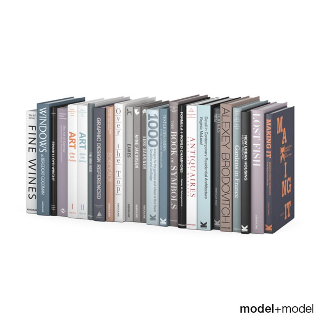 3ds Max Books Customizable Design Set