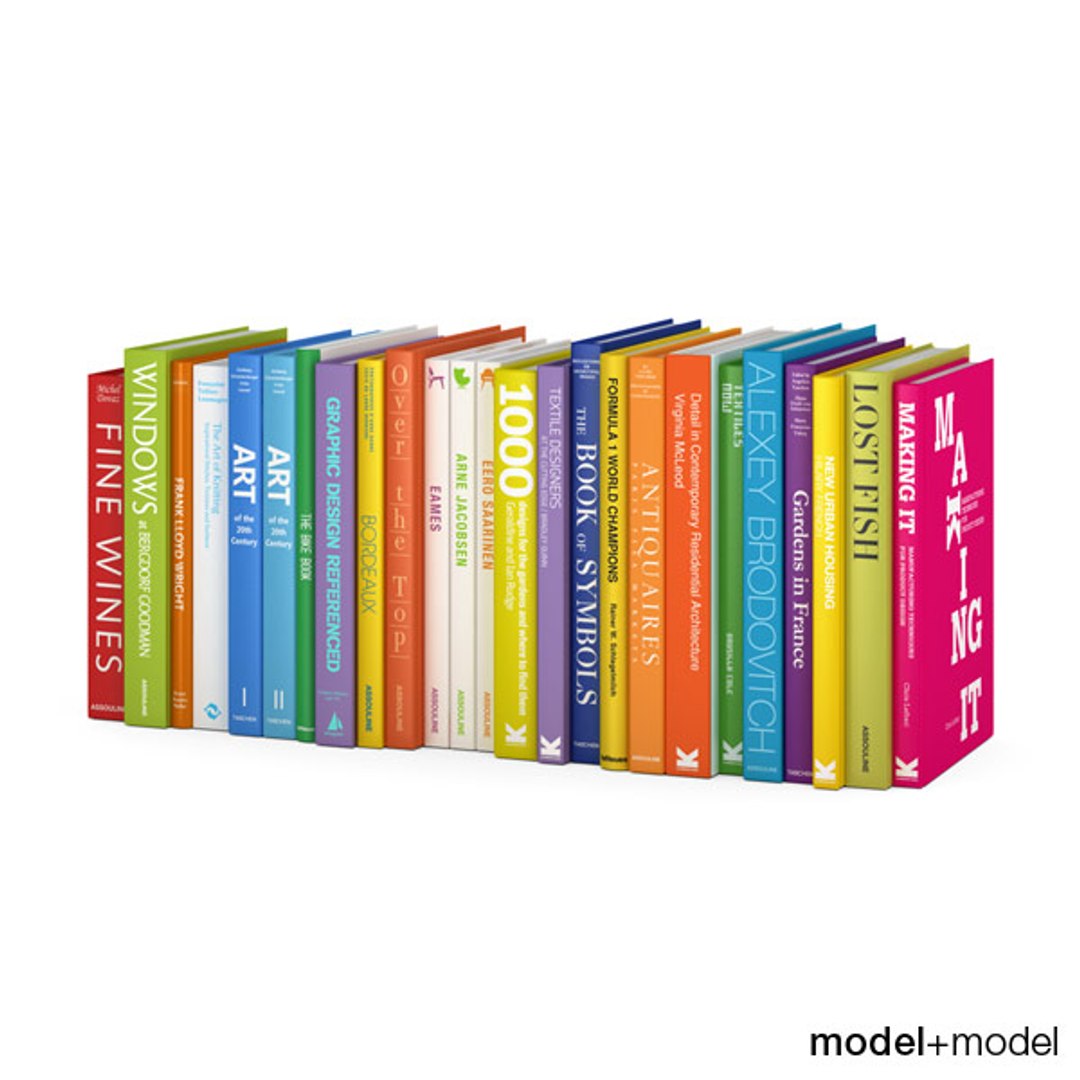 3ds Max Books Customizable Design Set
