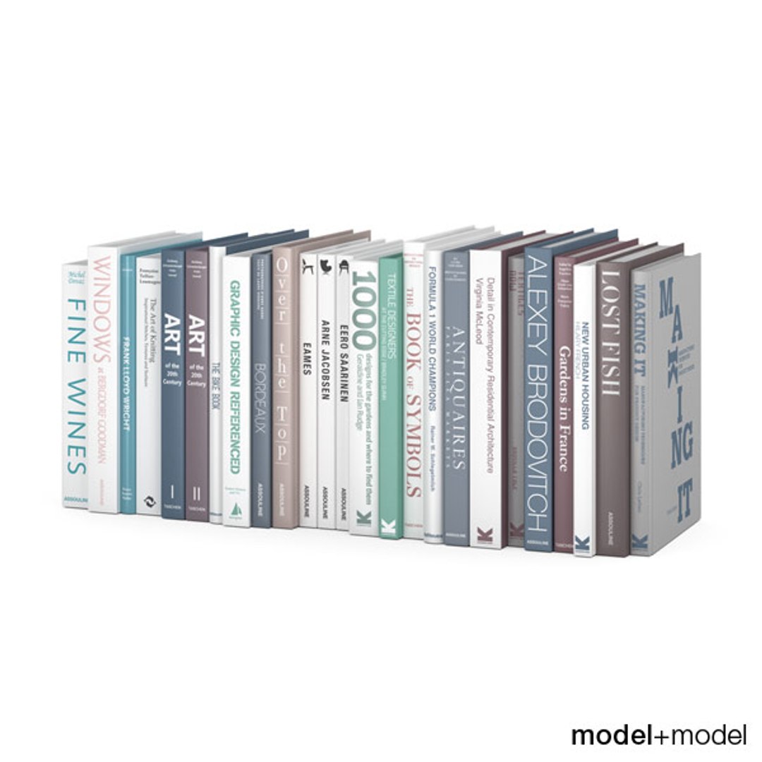 3ds Max Books Customizable Design Set