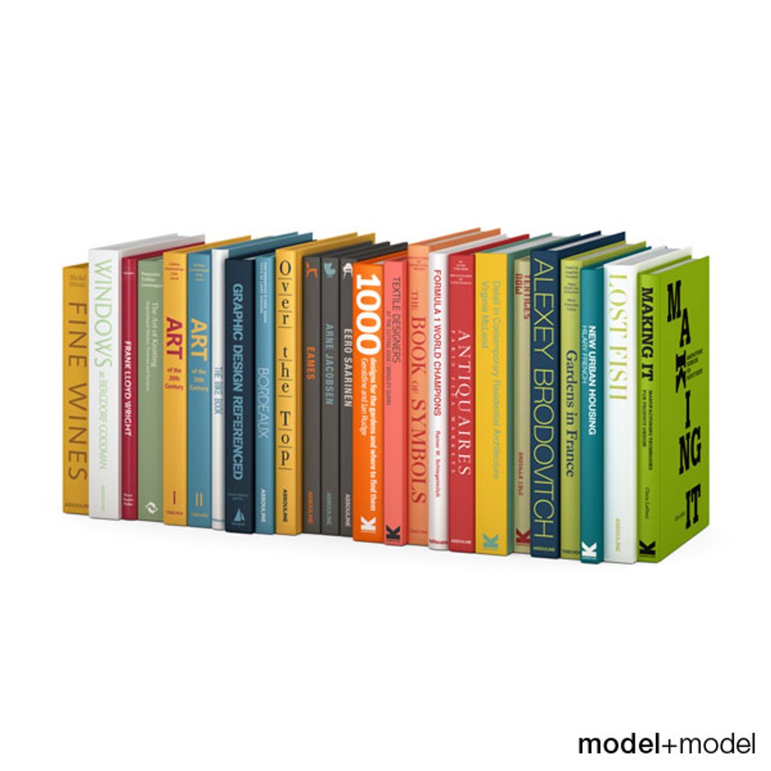 3ds Max Books Customizable Design Set