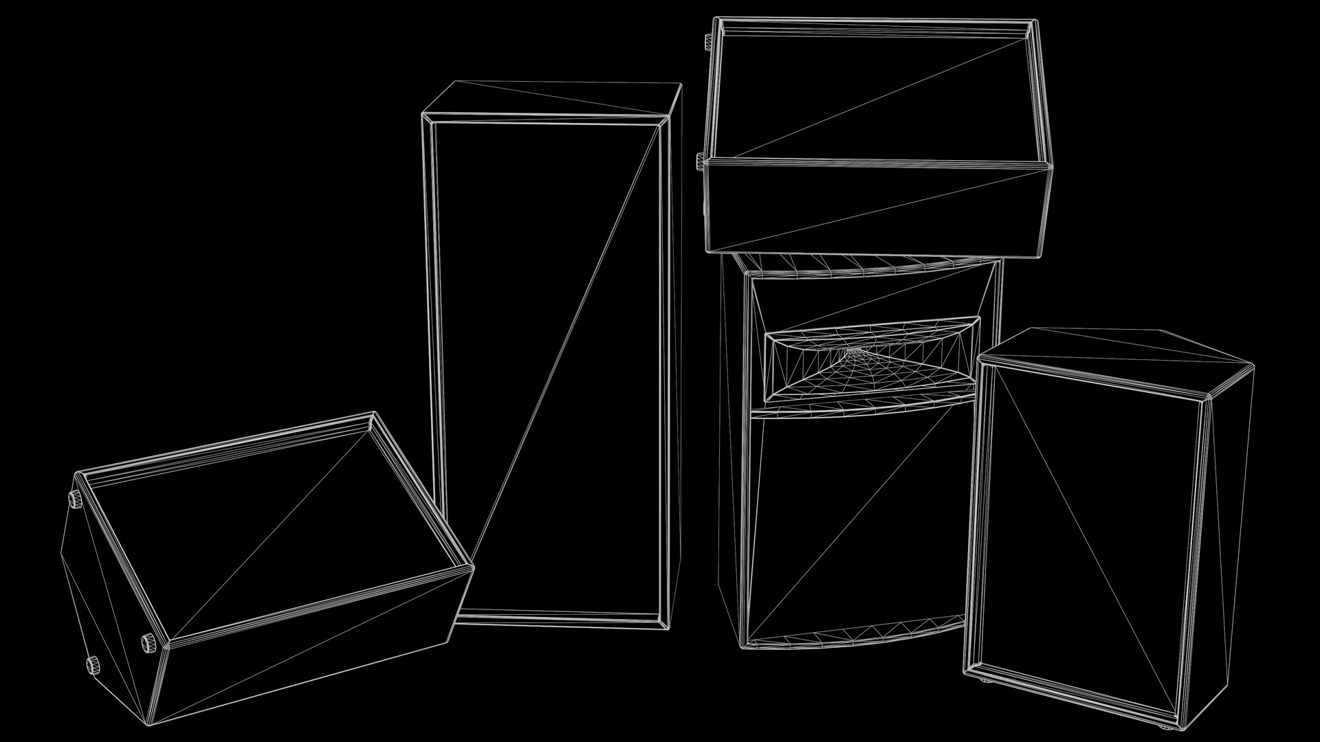 Speaker - Game Ready Props Low-poly 3D Model 3D Model - TurboSquid 2035392