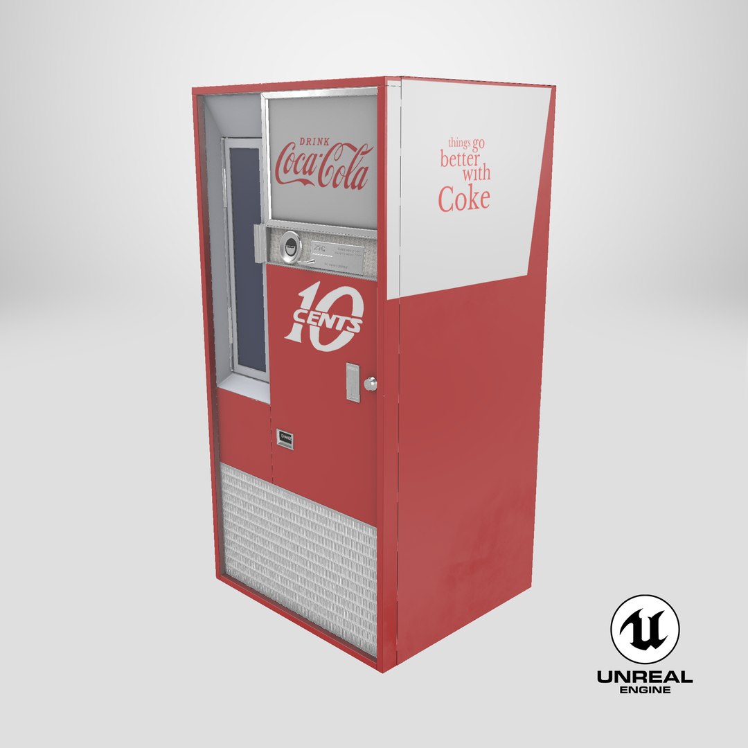 SodaMachine 01 A 3D Model - TurboSquid 2223051