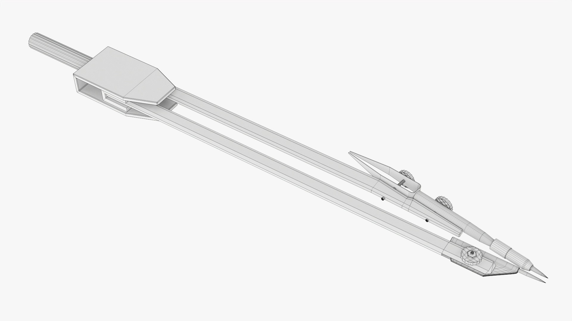 Drafting Compass 02 3D model - TurboSquid 1754281